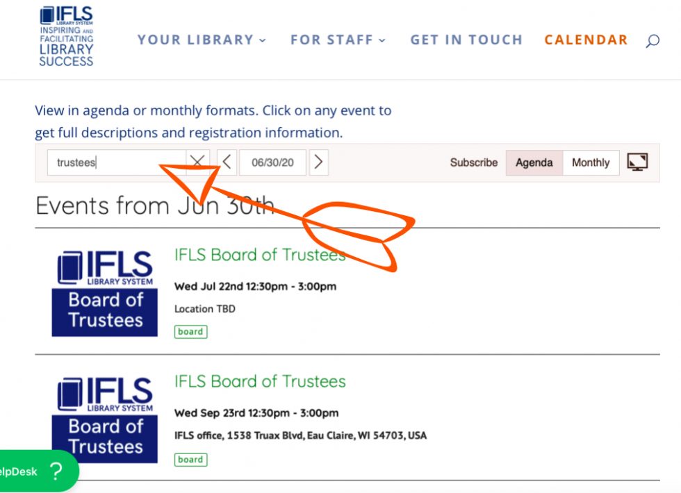 IFLS Trustees | IFLS Library System